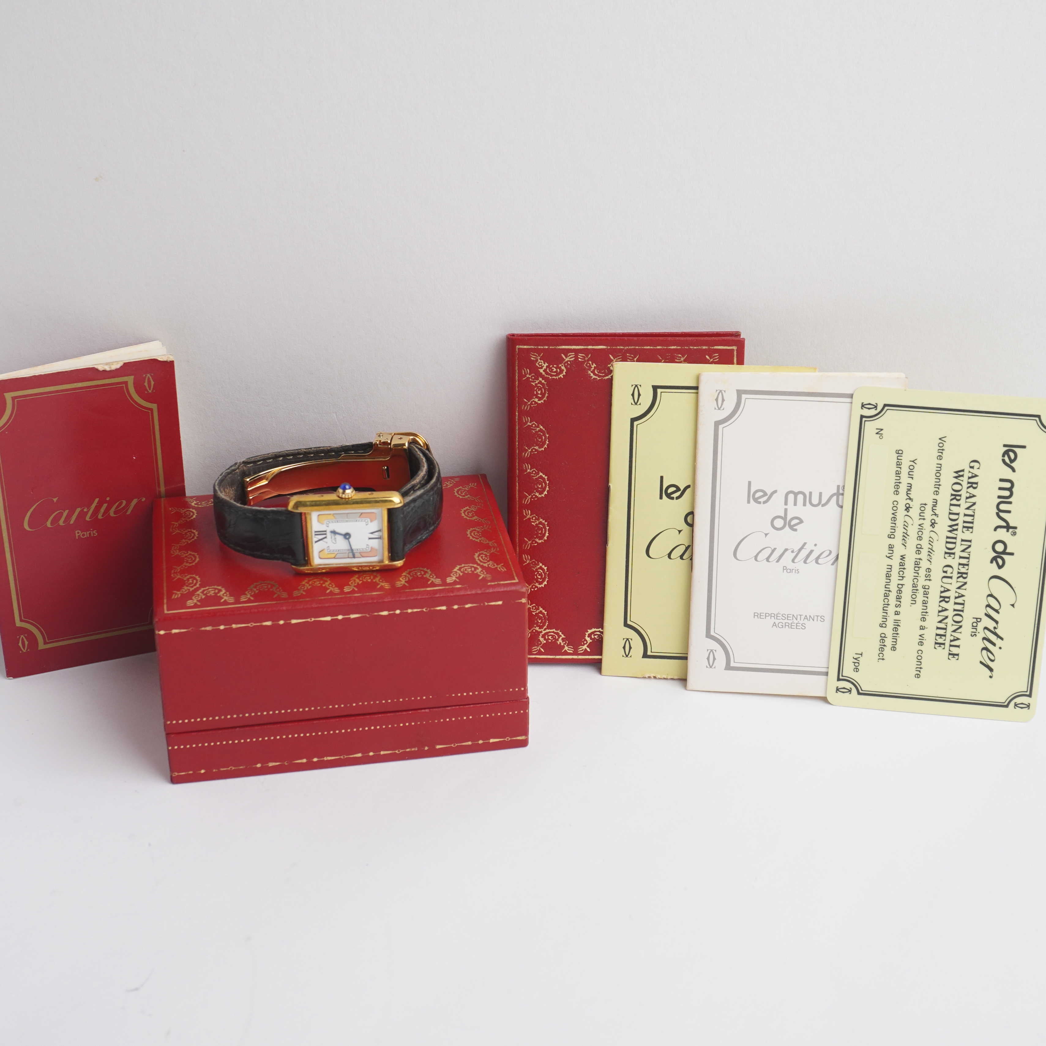 Must de Cartier Tank (Box / Card / Booklets) – Windsor Finery Co.